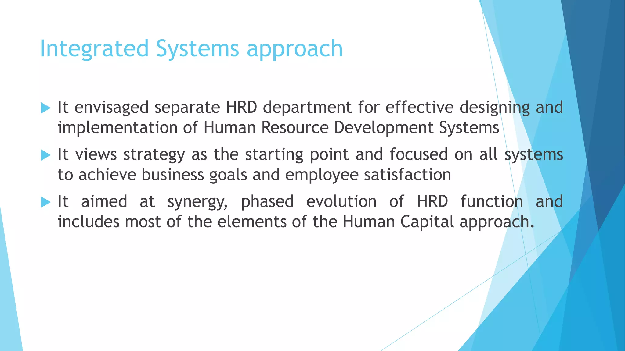 Hrd approaches | PPTX