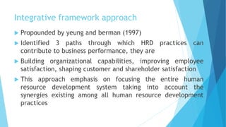 Hrd approaches | PPTX