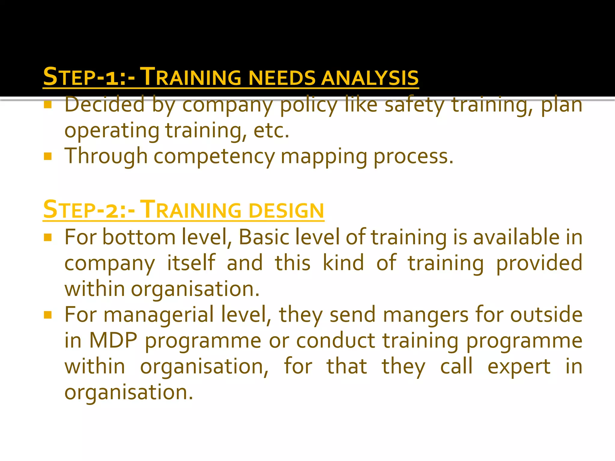 Training and Development process | PPTX