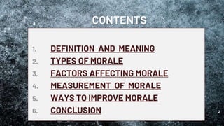 HRD employee morale | PPTX