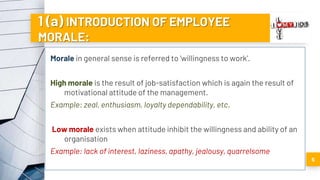 HRD employee morale | PPTX