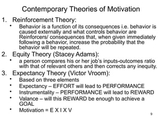 Motivation Vs performance and it's types | PPSX