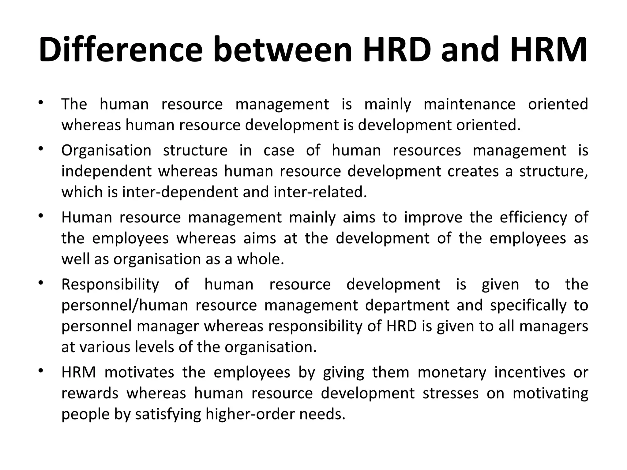 HRD-Concept & Goals, Challenges, Climate, Practices in India, Learning ...