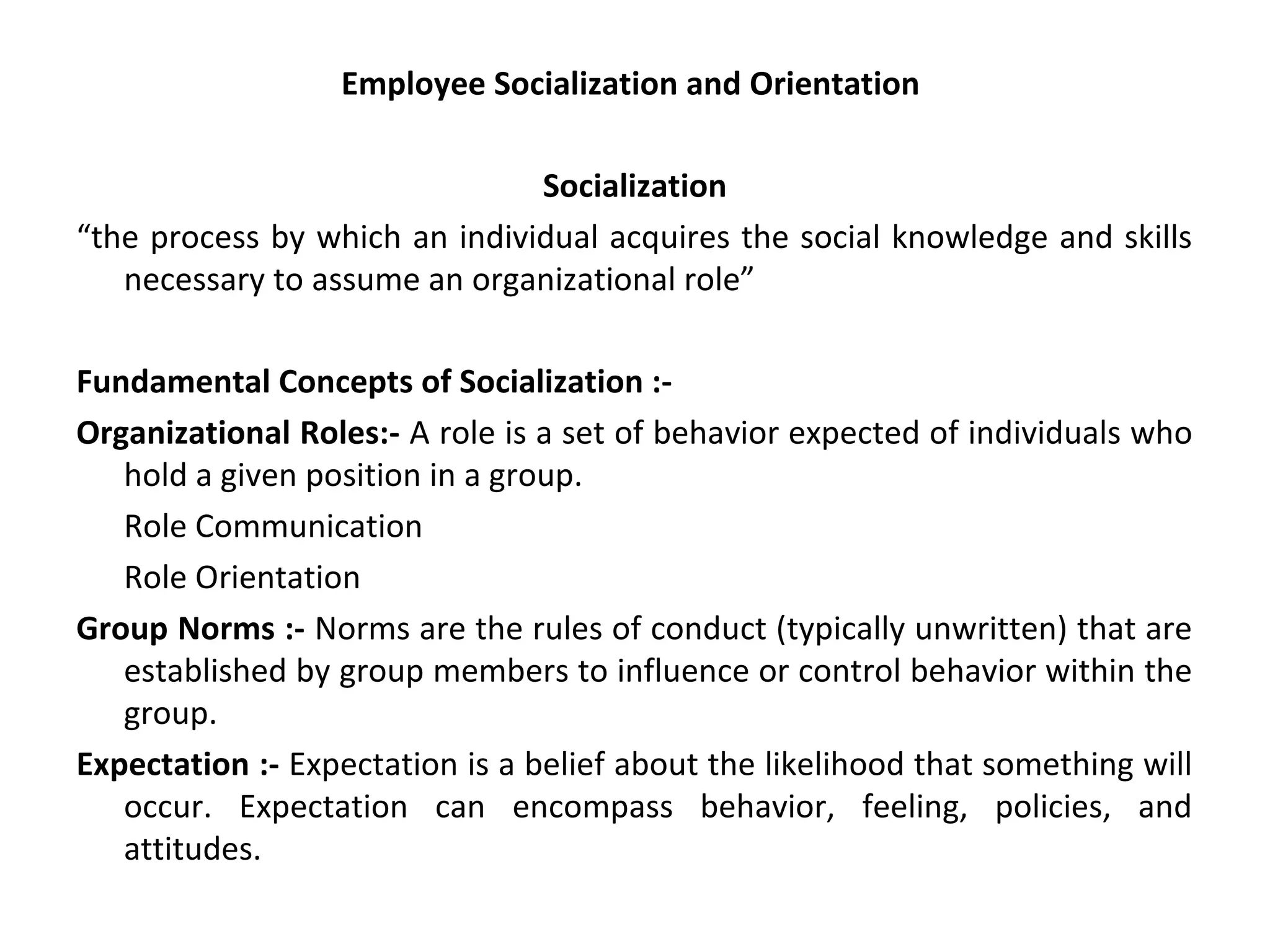 HRD Strategies for Employee: Employee Socialization and Orientation ...