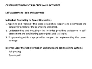 Career Management & Development: Concept, Objectives, Relevance and ...