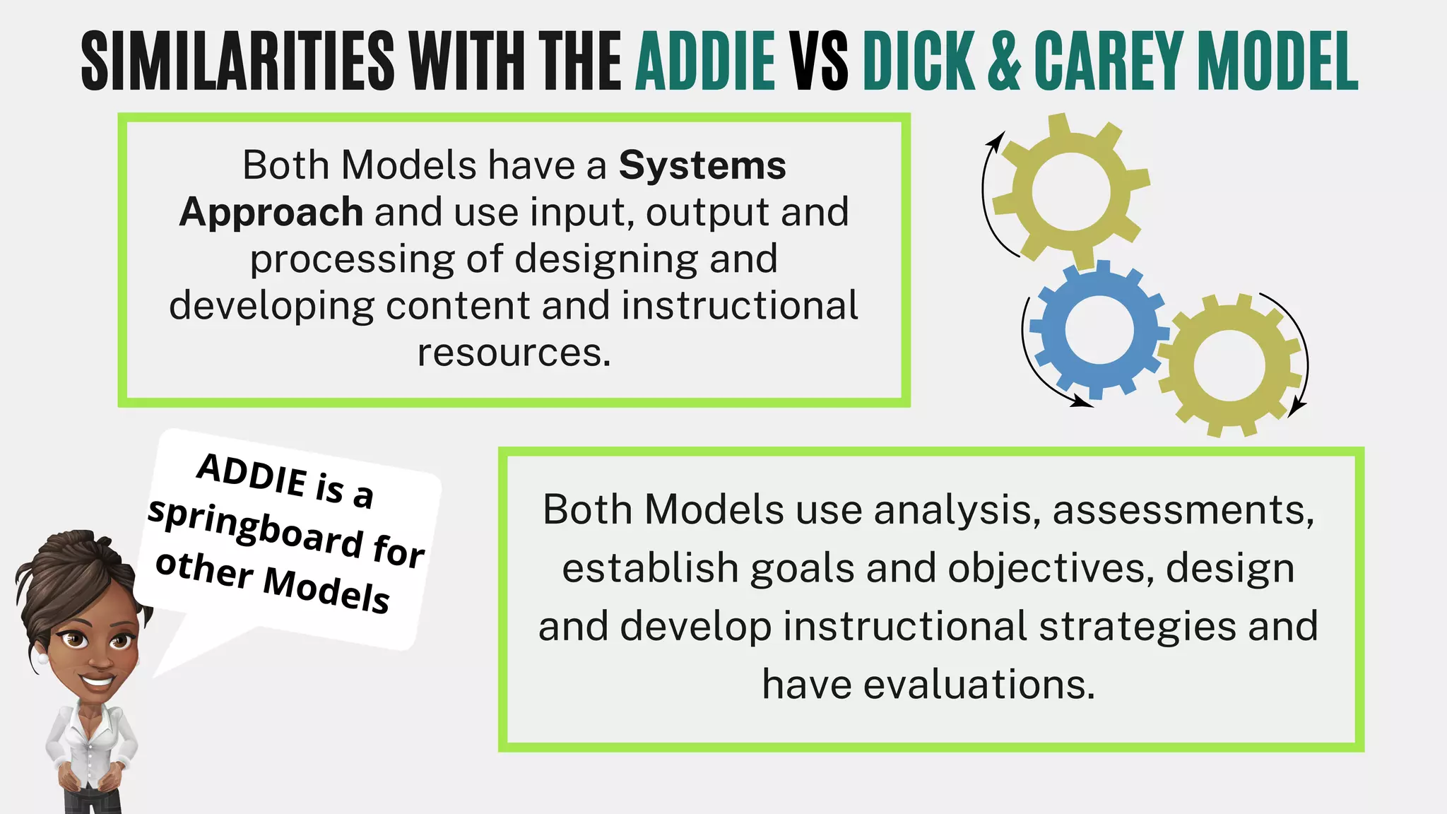 Addie Vs Dick and Carey Model | PDF