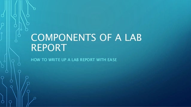 Hrd 647 components of a lab report (final)