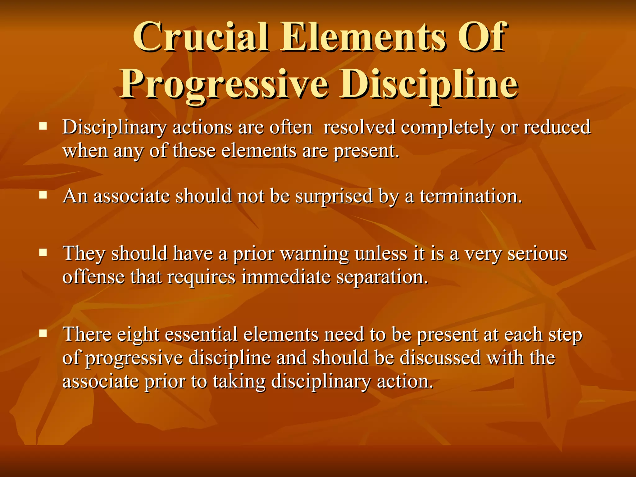 Progressive Discipline with Dignity. | PPT