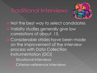 Structured Interviews | PPTX
