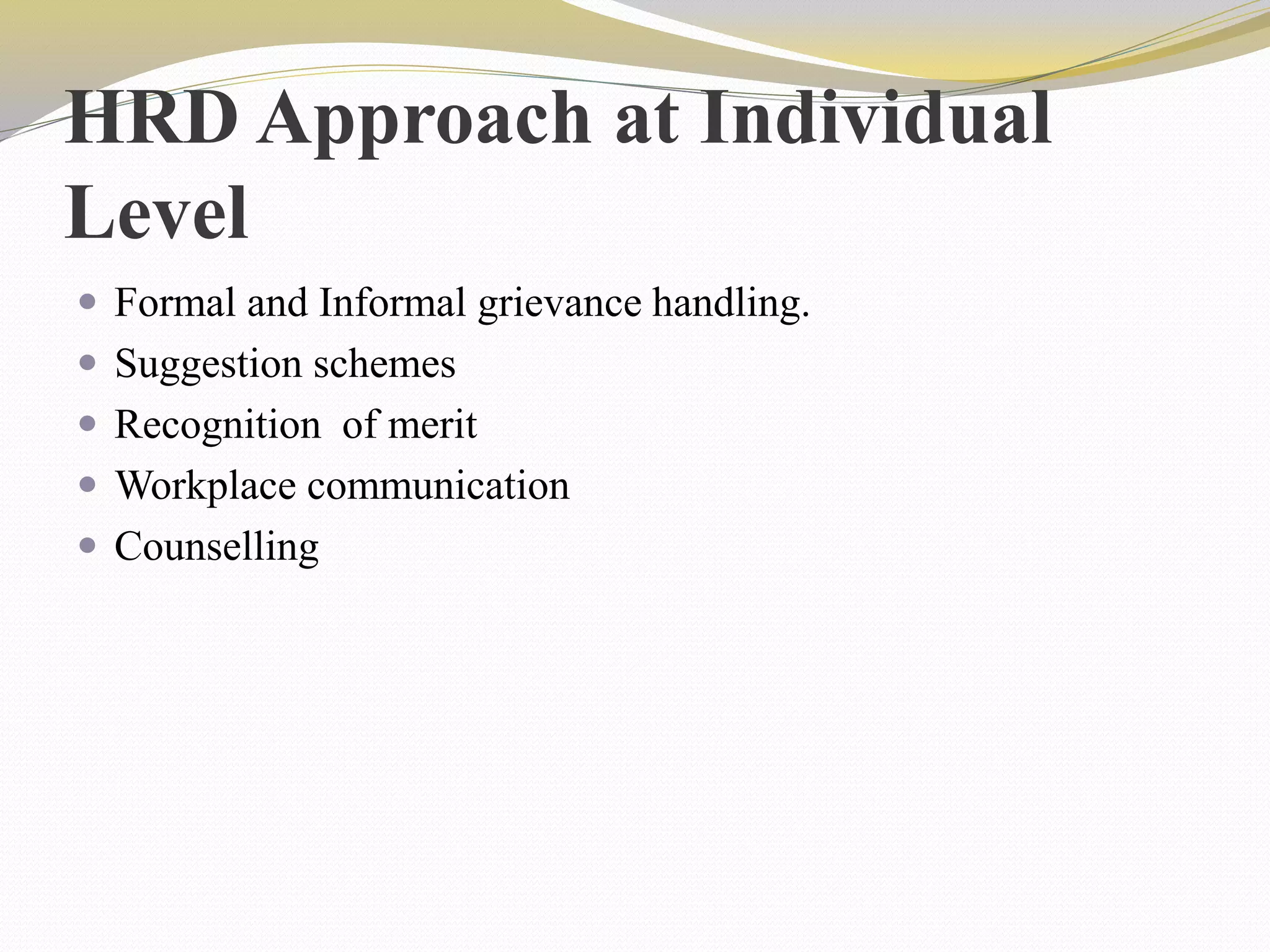 HRD approach to Industrial Relations | PPTX