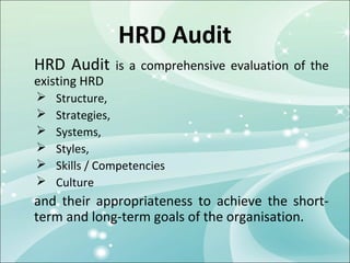 Hrd audit | PPT