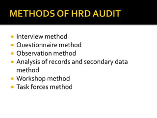 HRD Audit | PPTX