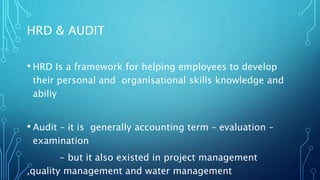 HRD audit | PPTX