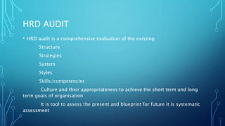HRD audit | PPTX
