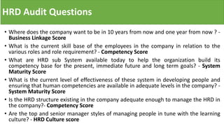 Human Resource Development Audit | PPTX