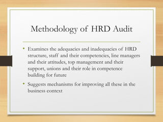Hrd Audit | PPT