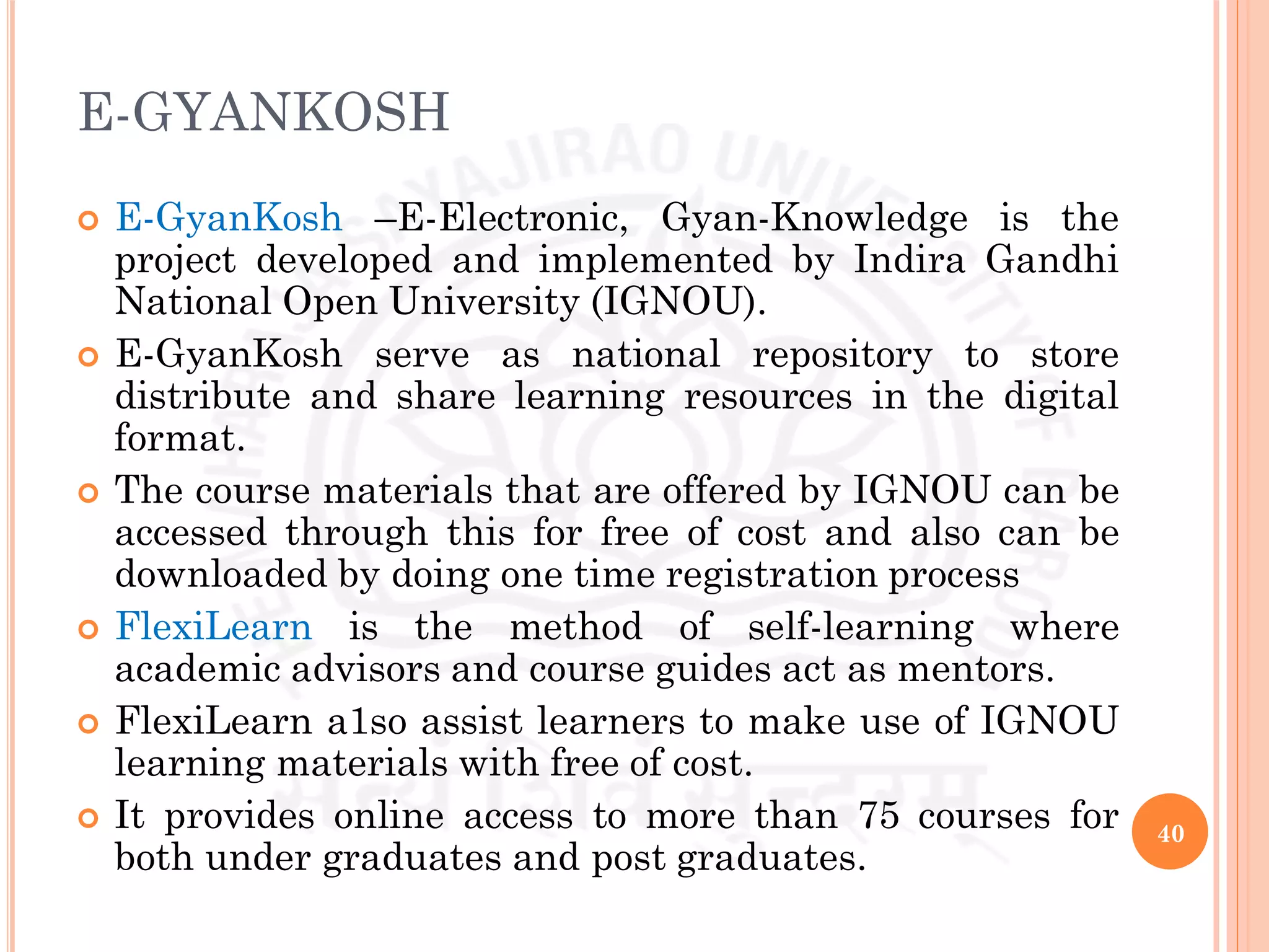 India's Initiatives in E-learning | PDF