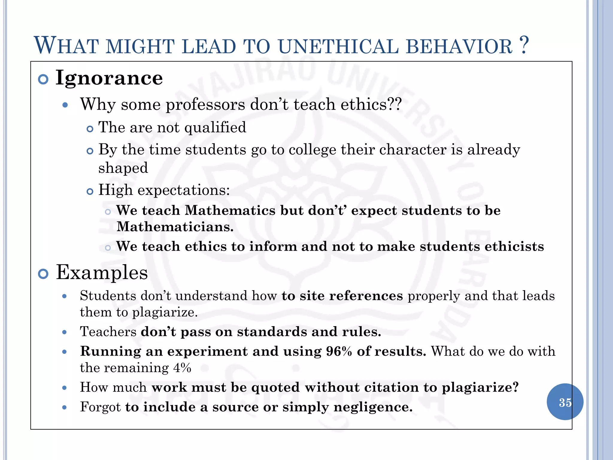 Research Ethics and Academic Honesty | PDF