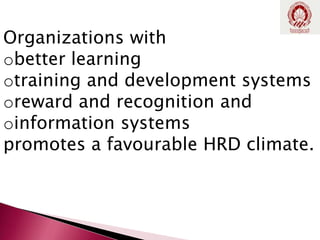 HRD culture & climate | PPTX