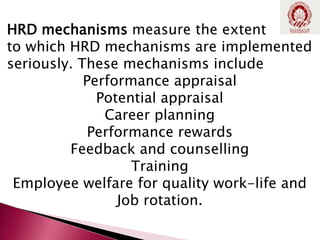HRD culture & climate | PPTX