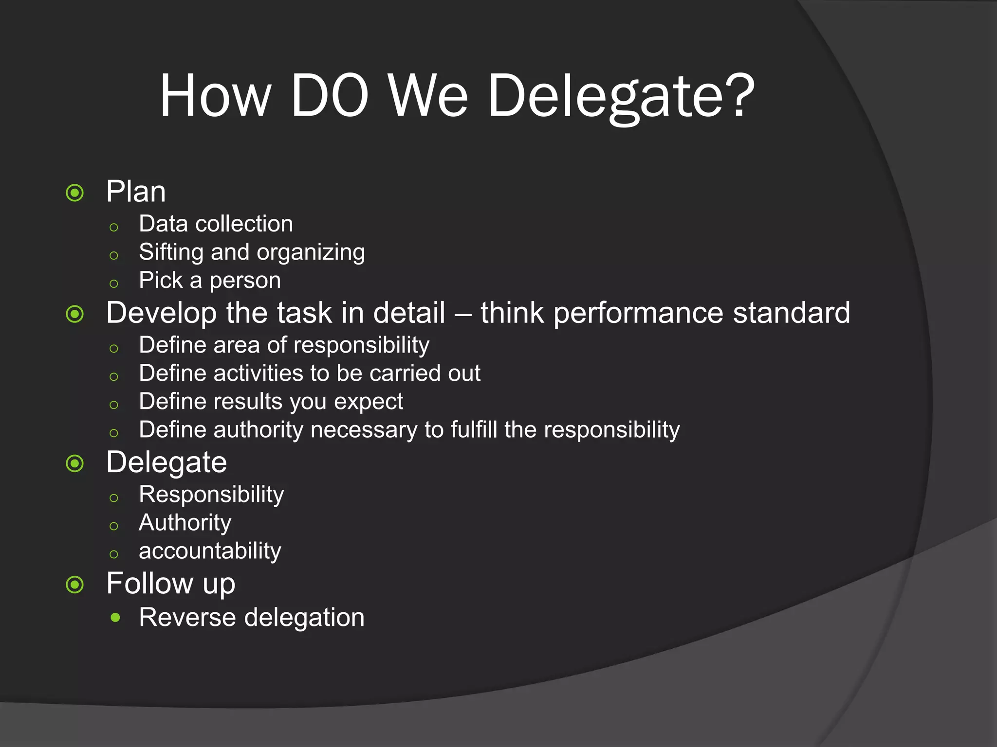 HR delegation | PPTX