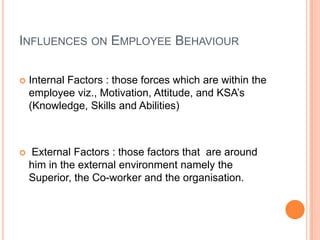 Hrd employee behaviour | PPTX
