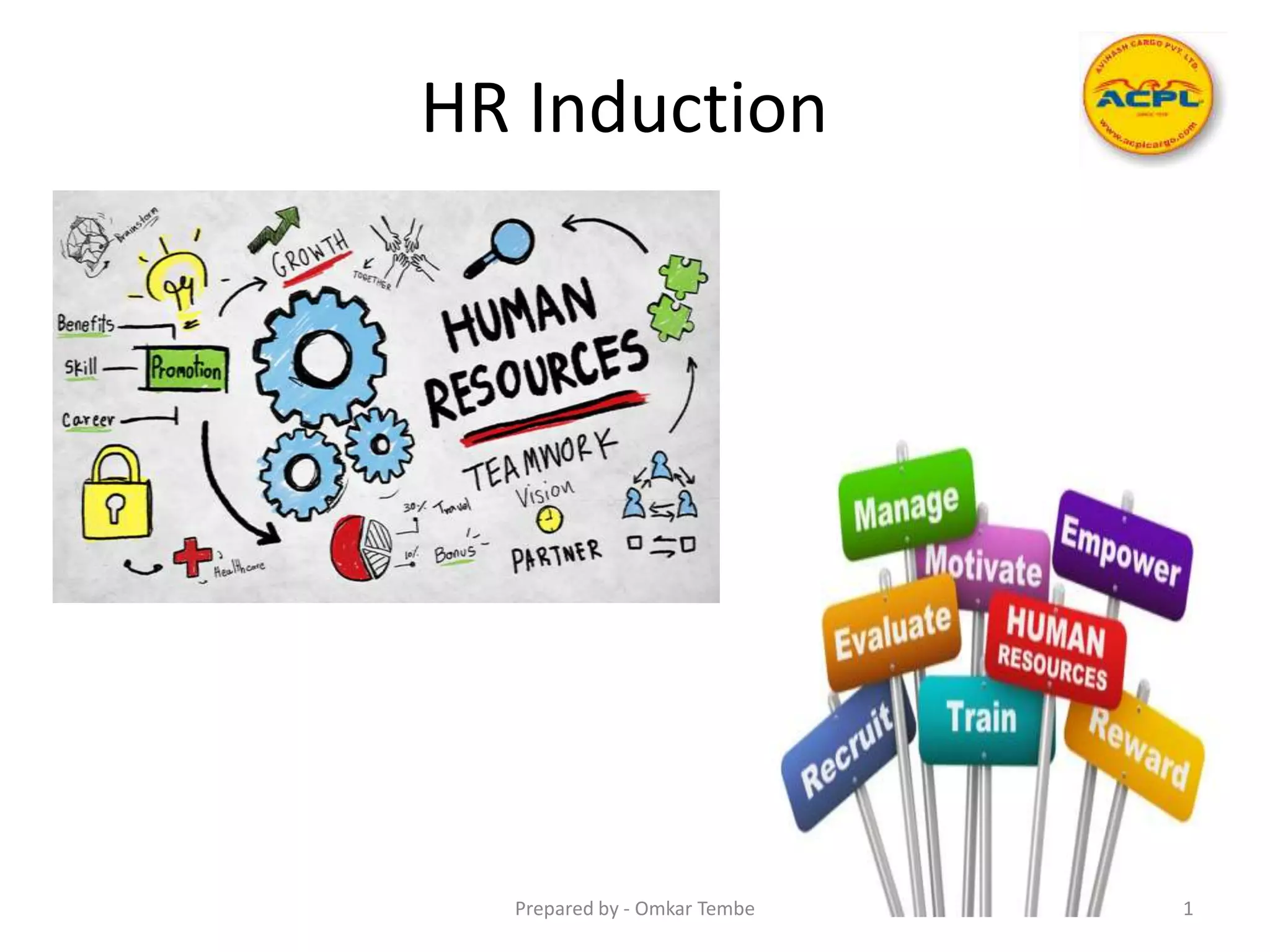HR Department Induction | PPTX