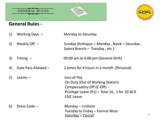 HR Department Induction | PPTX