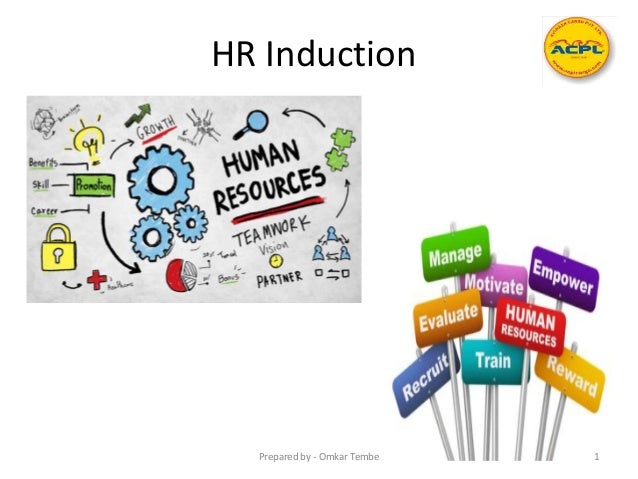 HR Department Induction
