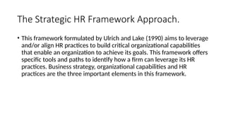 Human resource development framework for employees | PPT