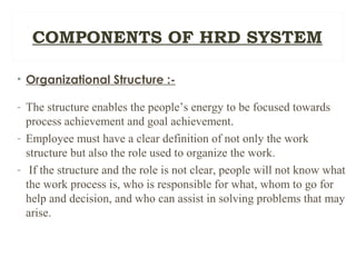 Hrd functions,Climate & Human Capital Devlp. | PPT