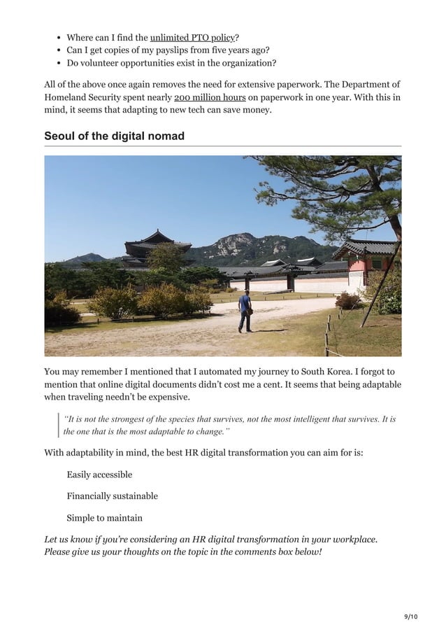 HR Digital Transformation: The Strategy to Shred Outdated Processes ...