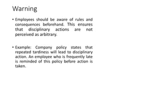 HR Disciplinary actions; a step by step approach.pptx | Human Resources ...