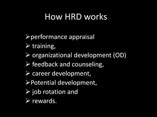 Hrd lecture | PPT