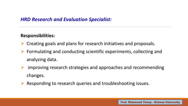 Roles and phases of HRD | PDF | Executive Leadership & Management ...