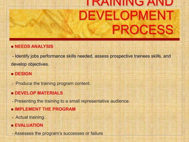 Training and Development of Human Resource | PPTX