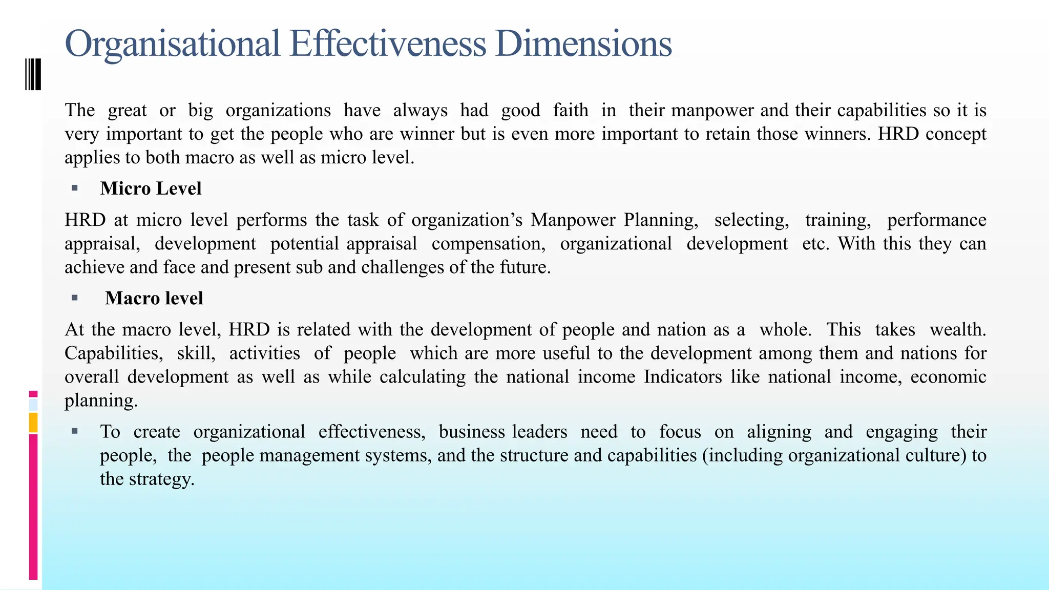 HRD MATRIX Notes in HRD for BBA and MBA. | PPTX