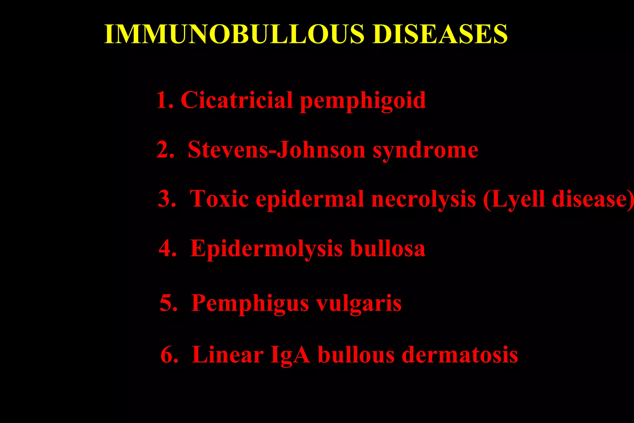 11 immunobullous diseases | PPT