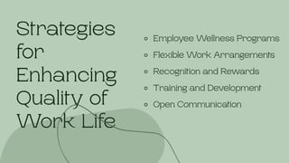 Flexi time, Flexi work, QWL and Role Effectiveness | PPT