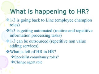 HRD Challengesand Outsourcing | PPTX