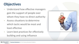 Webinars Influencing Without Authority | PPTX