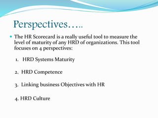 Hrd score card | PPTX