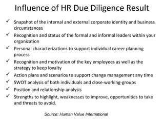 HR Due Diligence | PPT