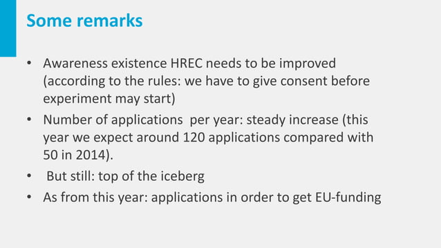 Human Research Ethics Commitee TU Delft: procedures and criteria | PPT