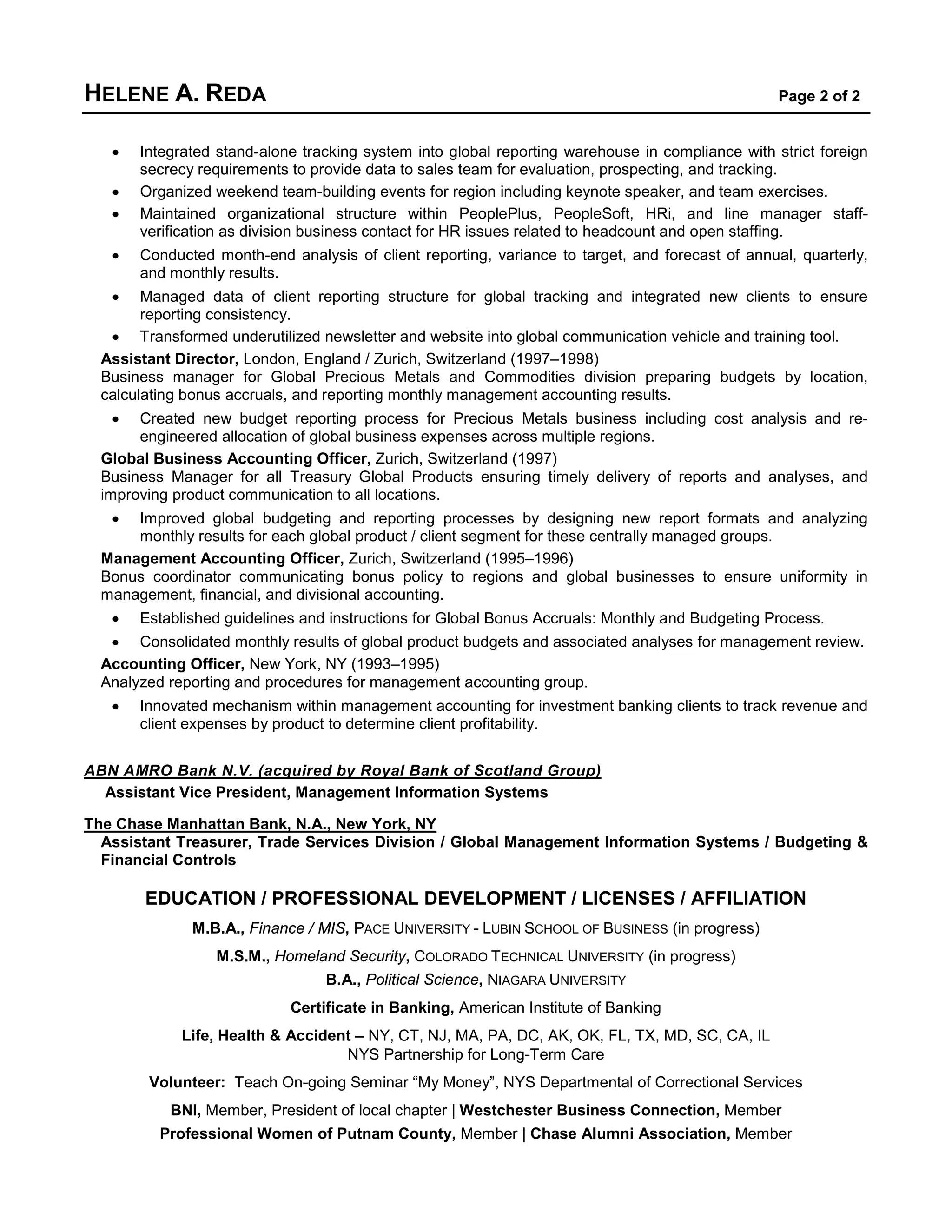 H Reda Resume | PDF