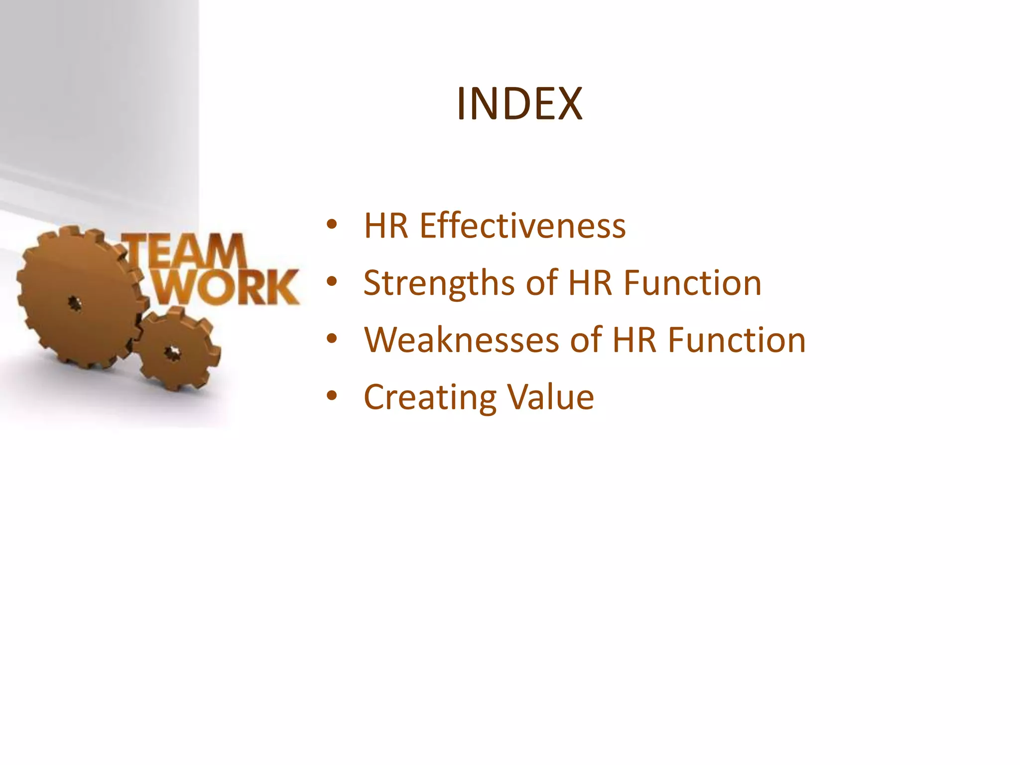 HR Effectiveness | PPTX