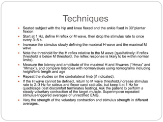 H Reflexes in Clinical Practice | PPTX