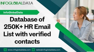 Enhance Your Marketing Effort With Our Segmented HR Mailing List | PPT