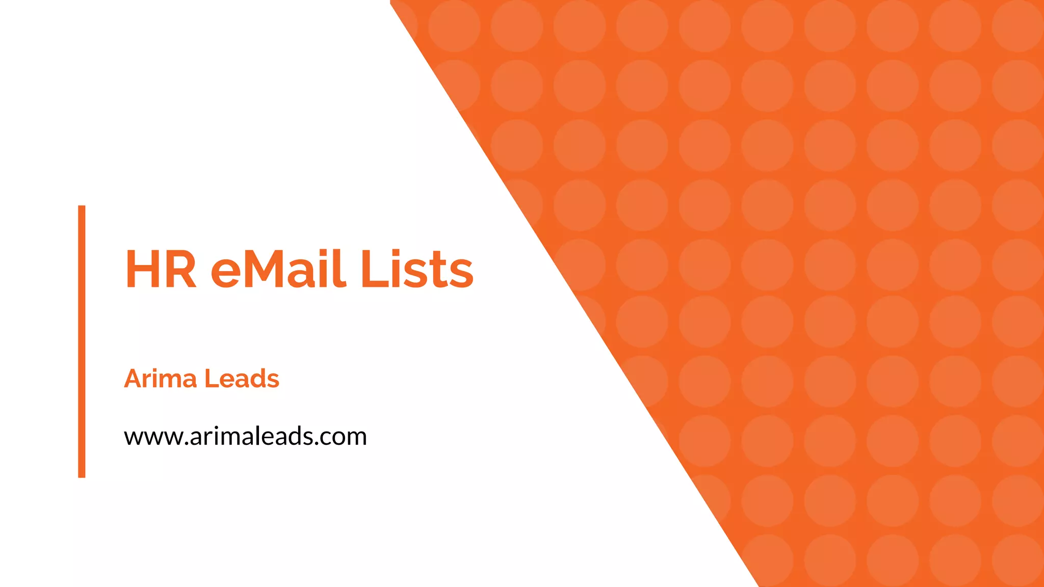 HR eMail Lists | PPTX