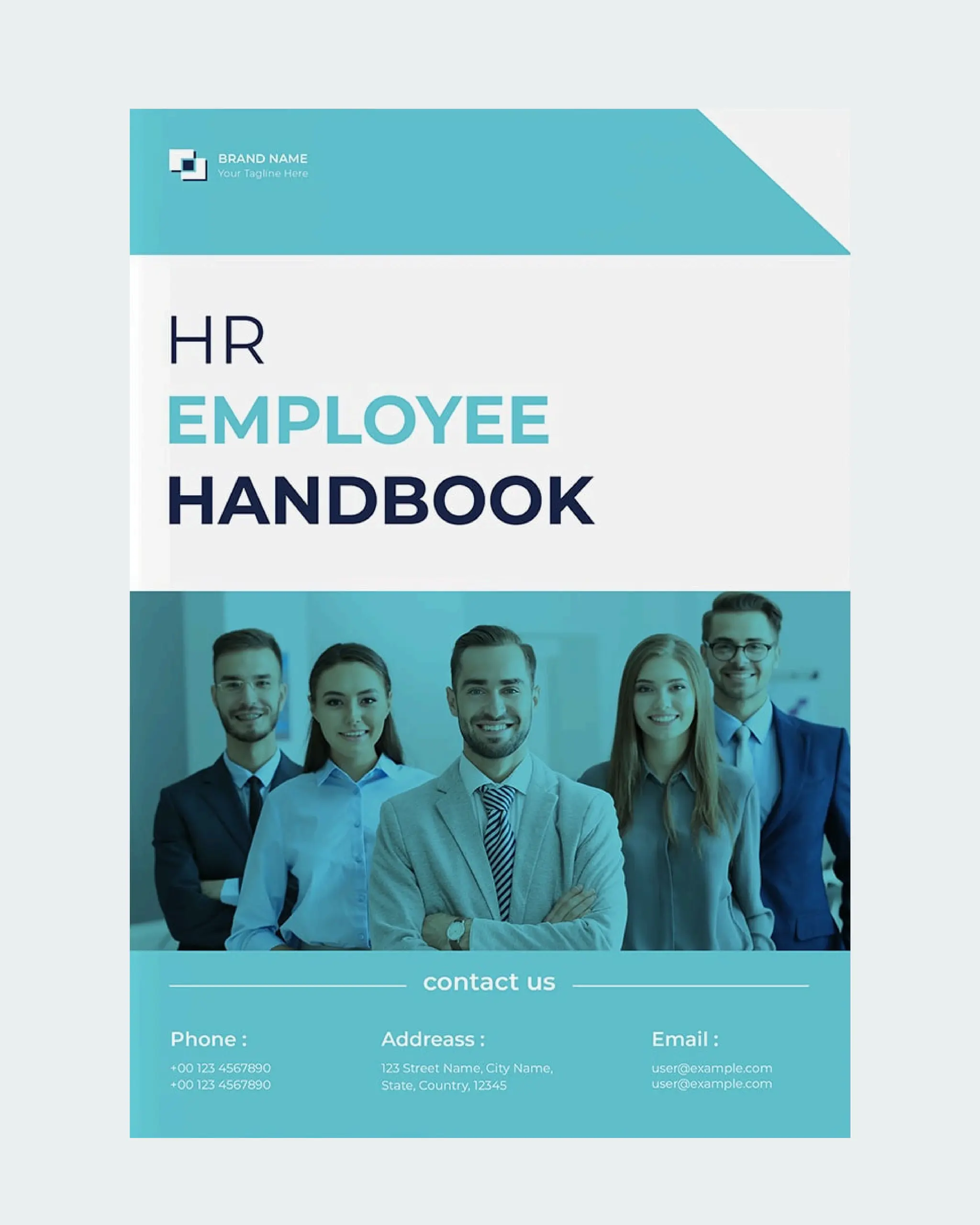 HR Employee Handbook Template | Graphypix | PDF